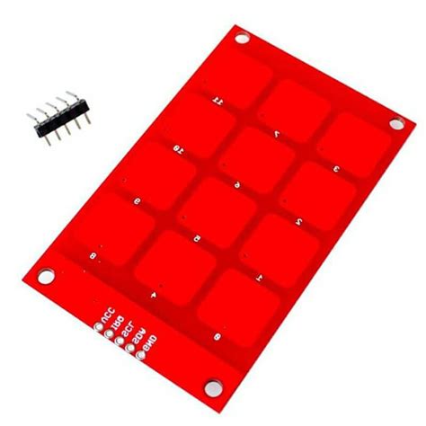 Jual Mpr121 4x3 I2c Capacitive Touch Keypad Module Sensitive Key