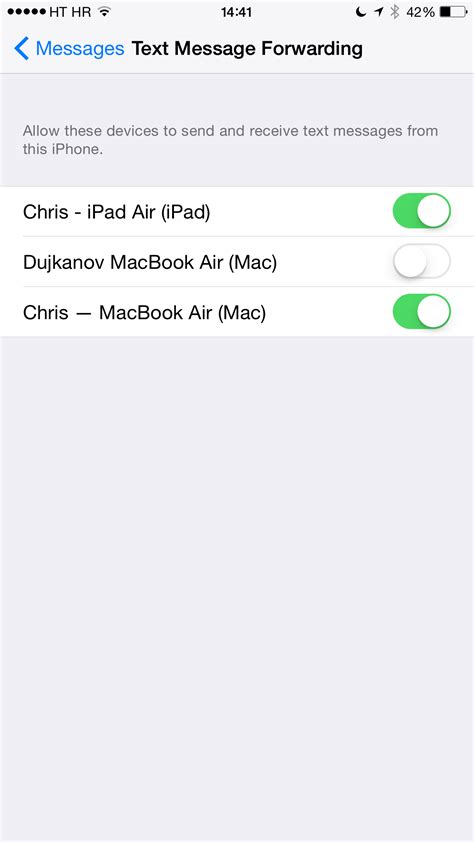 cannot activate ios 8 s text message forwarding and iphone cellular calls here s a fix