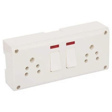 6a Modular Switch Socket Combination Pvc At ₹ 120 Piece In Mumbai Id