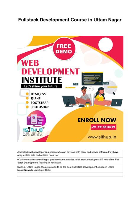 ppt full stack development course in uttam nagar powerpoint