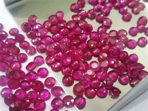 20 Pink Ruby Step Cut 3 0 Mm At Rs 3500 Carat In Jaipur Id 2850057860988