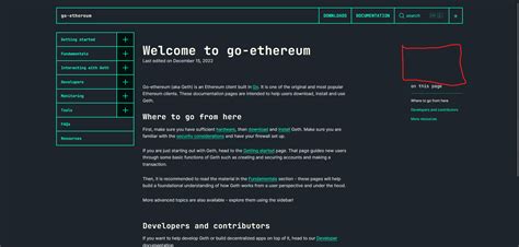 [website] add edit button to docs · issue 26419 · ethereum go ethereum · github