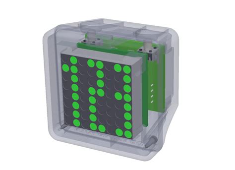 Dot Matrix Clock Endtas