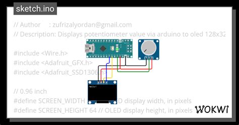 Arduino Pot Oled Wokwi Esp32 Stm32 Arduino Simulator