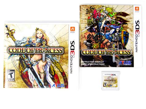 Code Of Princess Nintendo 3ds Retro Mtl