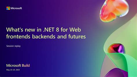 on twitter msbuild session replay what s new in 8 for web frontends backends and