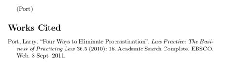 Mla Style How To Insert The Database Information In Biblatex Mla TeX LaTeX Stack Exchange
