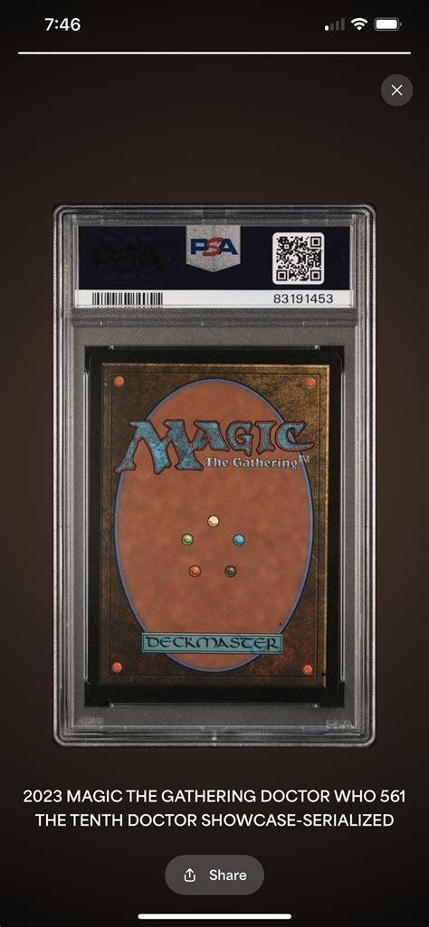 My Fist Serialized Mtg Pull And My First Psa 10 Rmtg