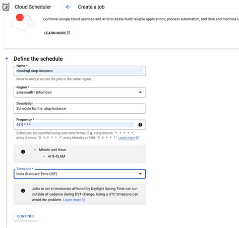automating cloud sql start stop with cloud scheduler for cost