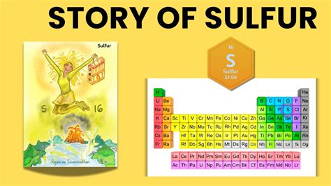 Story Of The Element Sulfur Atomic Number 16 YouTube