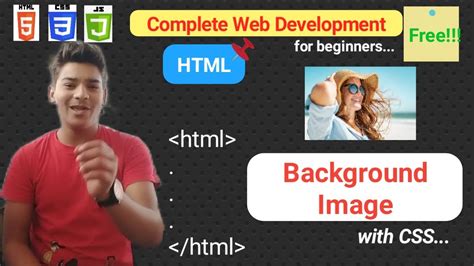 How To Set Background Image In Html And Css Youtube