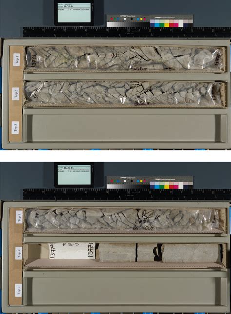 Induced Fractures In Sandstone Core — Ogilvie Geoscience