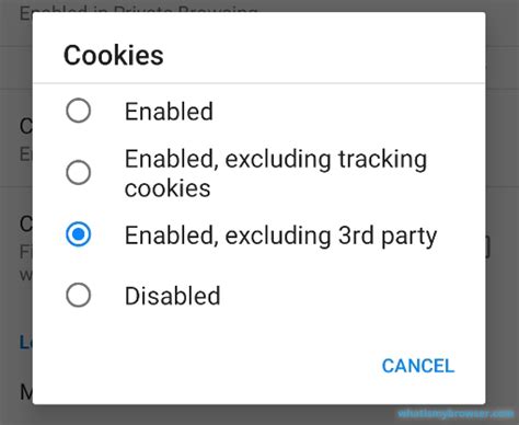 Enable Cookies In Firefox On Android WhatIsMyBrowser