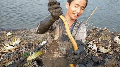 小伙抓鱔魚的技術太厲害，兩分鐘連著抓了好幾條大鱔魚，把周圍人都給看呆了！ 鱔哥二娃打野農村戶外鱔魚打野 Youtube