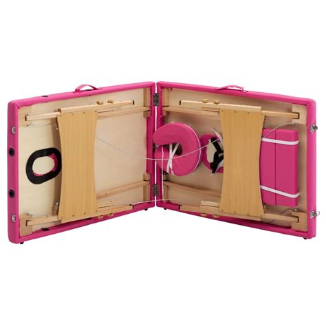 Table De Massage Pliable 2 Zones Bois Rose Table De Massage Table