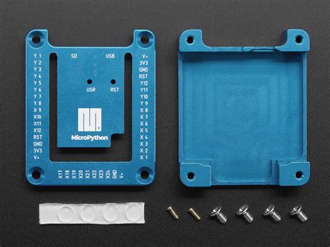 MicroPython Pyboard Anodized Housing With Open Lid ID 3496 Adafruit Industries Unique Fun