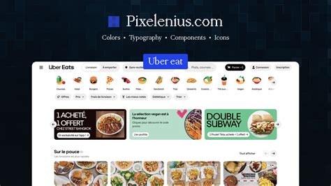 Uber Eat Design System Pixelenius Figma