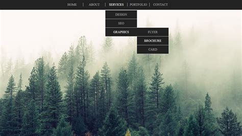 Css Dropdown Menu Hover Animation Youtube