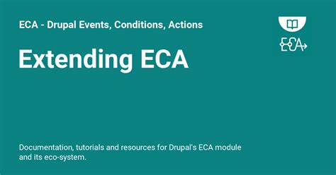 Extending Eca Eca Drupal Events Conditions Actions