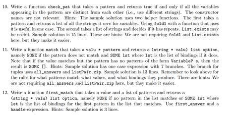 Using SML Can You Please Provide Explanations For Chegg