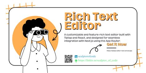 github sculptorofcode tiptap editor a customizable and feature rich