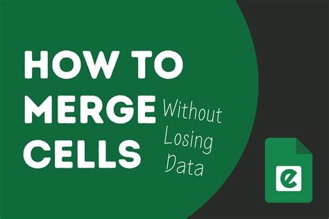 How To Merge Cells Without Losing Data While Working In Excel