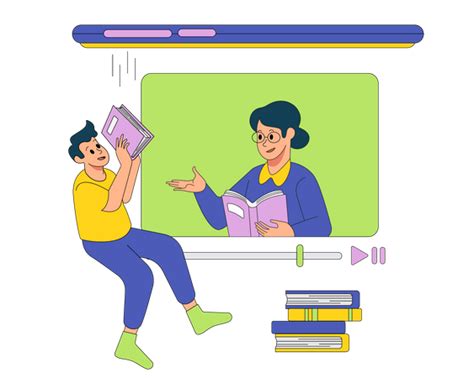 Best Student Attending Online Classes Using Headphones Illustration Download In Png And Vector Format