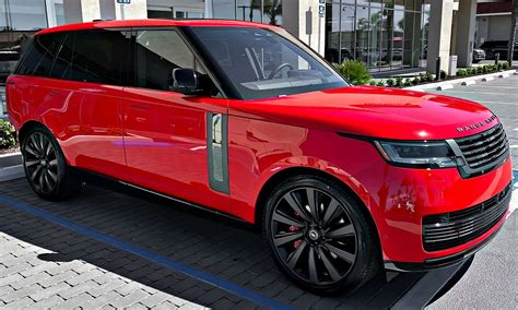 2023 Range Rover Sv In Rosso Corsa Red Best Color