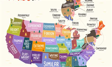 The Most Misspelled Words In Every State Infographic Best Infographics