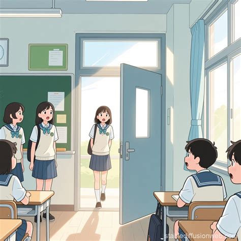 Modern Korean Classroom Prompts Stable Diffusion Online