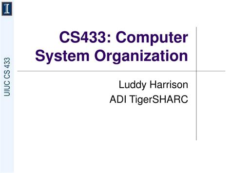 Ppt Cs433 Computer System Organization Powerpoint Presentation Free