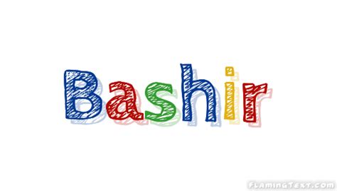 Bashir Logo Free Name Design Tool From Flaming Text