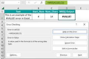 Value Error In Excel Examples How To Find And Fix It