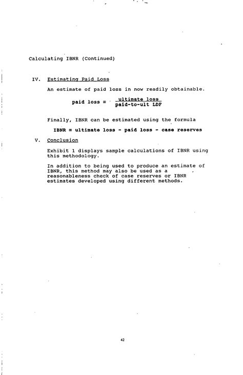 Calculating Ibnr Based On Case Reserves Pdf