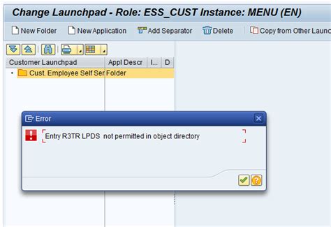 Solved Launchpad Transport Error In Ehp7 Sap Community