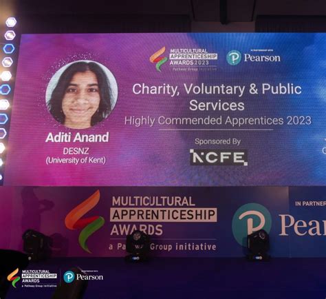 Huge Congratulations To Aditi Anand One Of Our Apprentice Economists Who Won Highly Commended