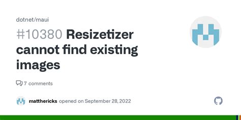 Resizetizer Cannot Find Existing Images · Issue 10380 · Dotnetmaui · Github