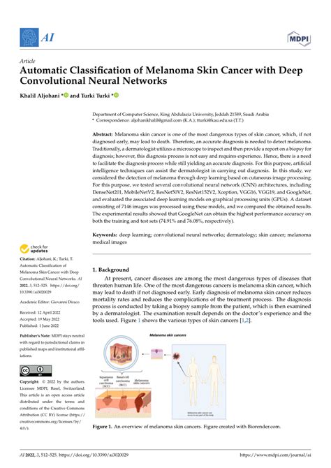 Pdf Automatic Classification Of Melanoma Skin Cancer With Deep Convolutional Neural Networks