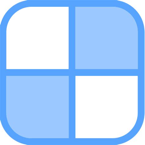 Grid Generic Blue Icon
