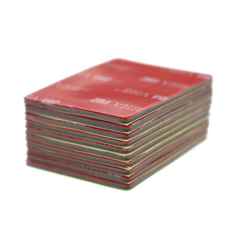 강력한 양면 접착 아크릴 폼 테이프 사무실 양면 테이프 회색 40 Mm X 50 Mm X 2 Mm X 10 개 3 M사무실 접착 테이프 Aliexpress