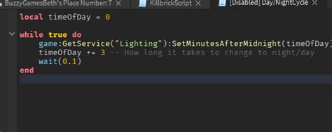 Daynight Cycle Script Buzzy