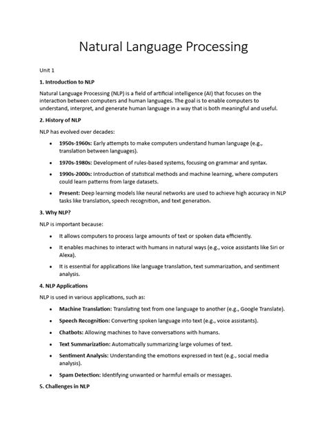 Natural Language Processing Pdf Speech Recognition Semantics