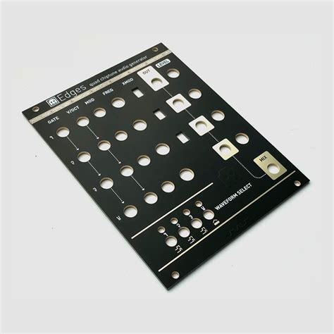 Black Panel For Mutable Instruments Edges Oddvolt Eurorack Panels