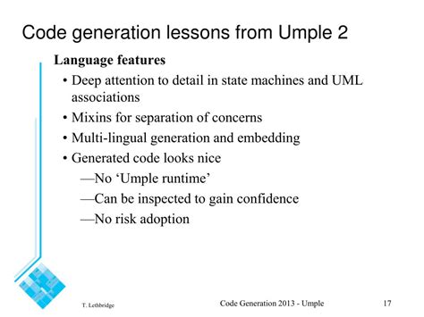 Ppt The Umple Model Oriented Programming Technology Easy To Use Open