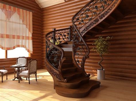 Идеи дизайна лестниц на второй этаж в частном доме из различных материалов и в разных стилях