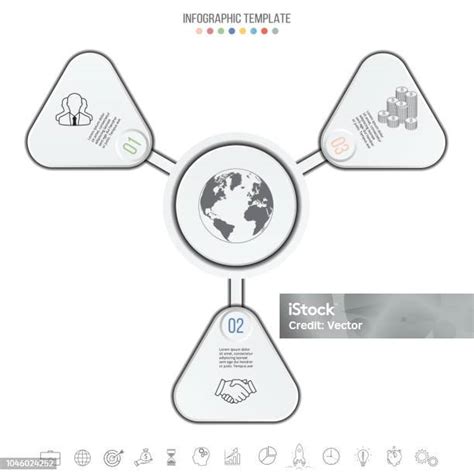 현대 3 단계 프레 젠 테이 션 비즈니스 Infographics 서식 파일 Infographic 요소의 설정 합니다 0명에 대한 스톡 벡터 아트 및 기타 이미지 Istock