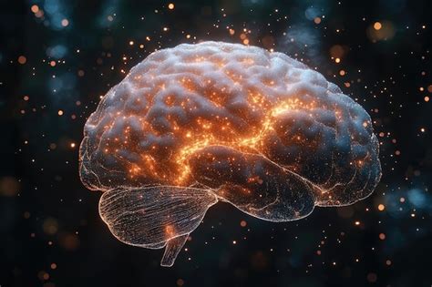 Advanced 3d Brain Rendering Showcasing Ais Power And Precision In