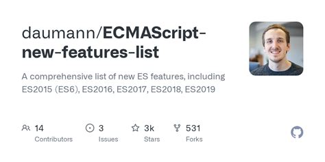 Ecmascript New Features Listes2021md At Main · Daumannecmascript New