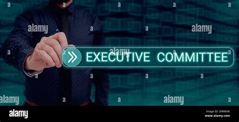 Inspiration Showing Sign Executive Committee Concept Meaning Add Information In An Empty Space