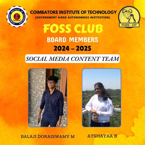 foss cit on linkedin foss social media content team 2024 2025